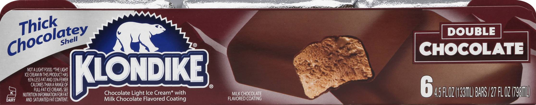 Klondike Double Chocolate Ice Cream Bars (6 ct) | Delivery Near You | Uber Eats