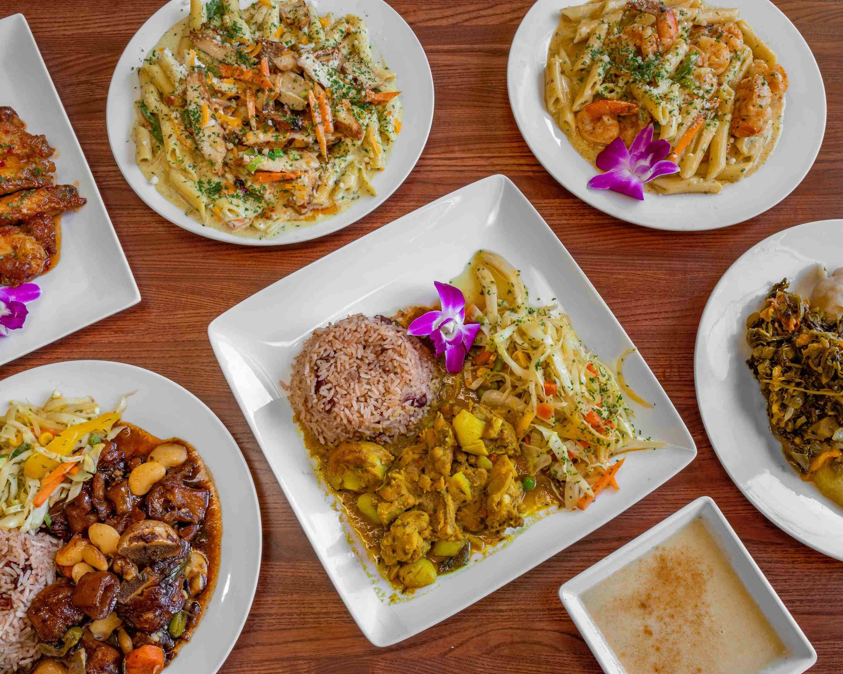 Order Island Hut Caribbean Taste Menu Delivery in New York City ...