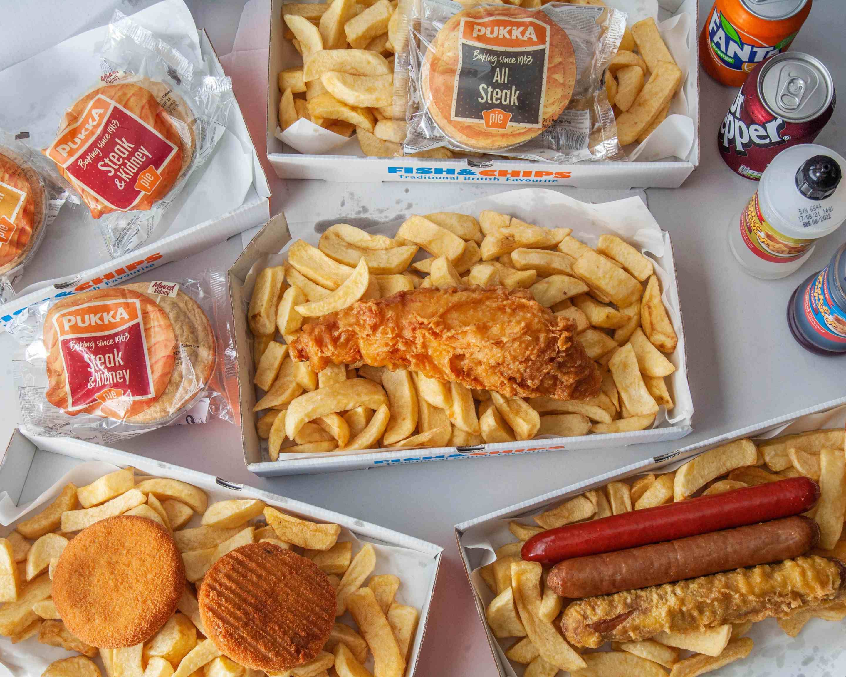 Kennedy's Fish and Chips Menu & Prices - London Delivery - Order with ...