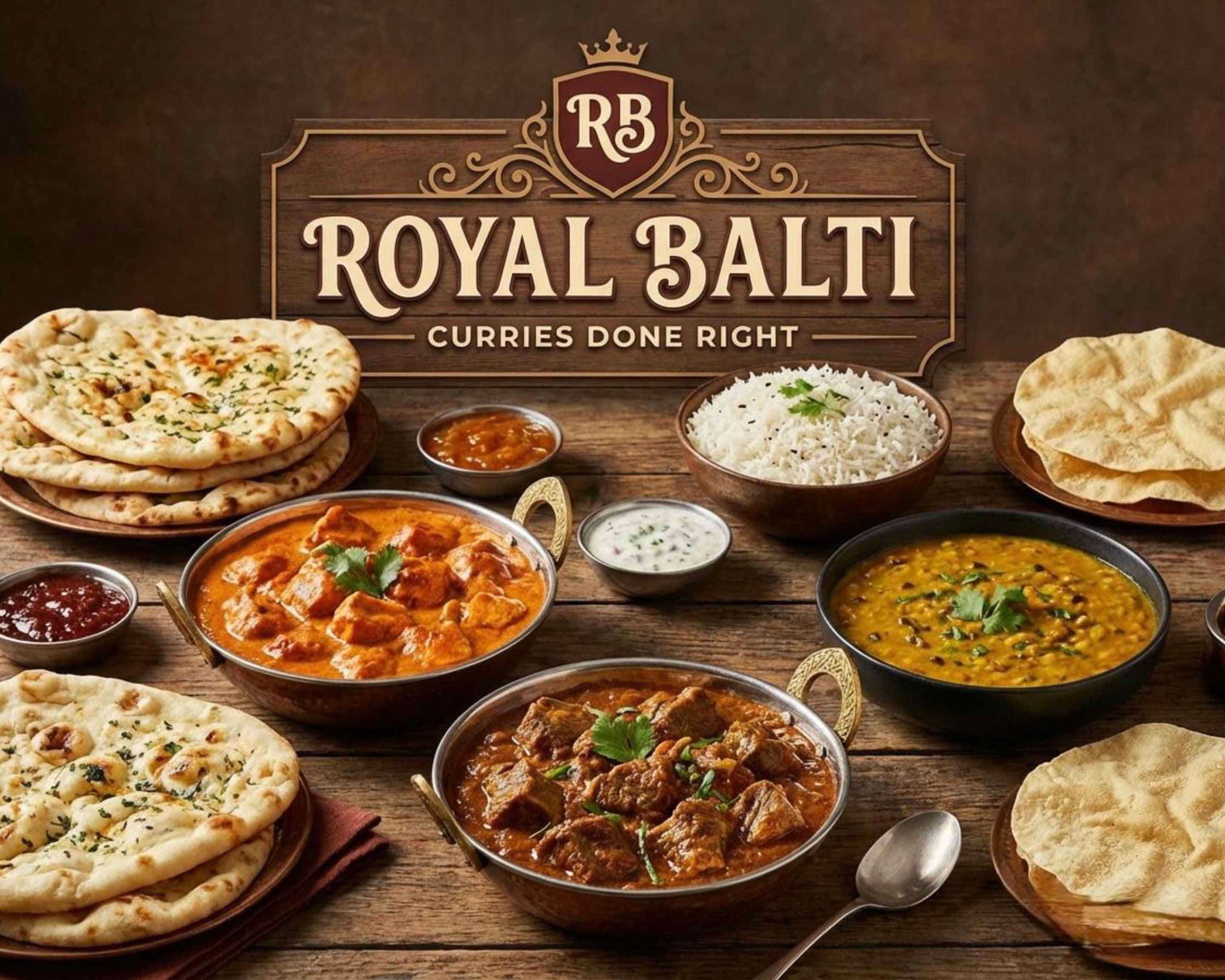 Royal Balti Menu Deals & Prices - Barry Delivery - Order with Uber Eats
