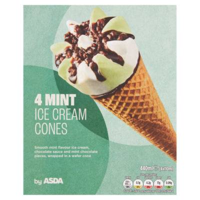ASDA Ice Cream Cones Delivery Near Me | Order Online | Uber Eats