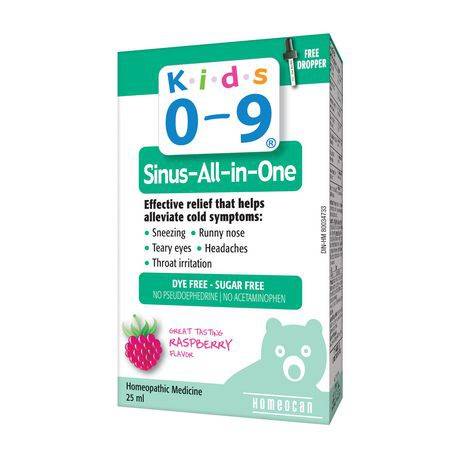 Kids 0-9 kids 0-9 sinus-all-in-one oral solution with dropper - sinus ...