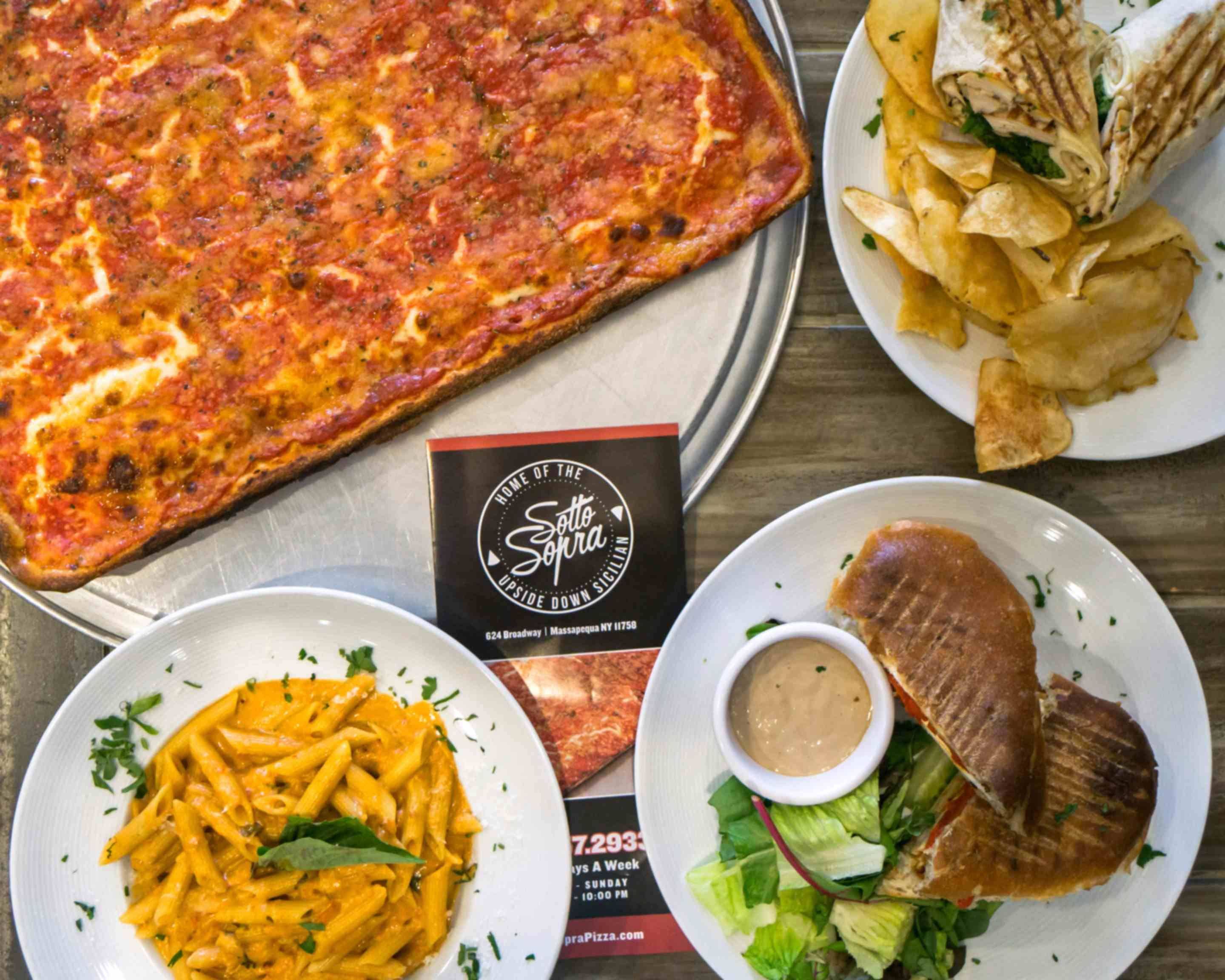 Sotto Sopra Pizza Menu Massapequa • Order Sotto Sopra Pizza Delivery ...