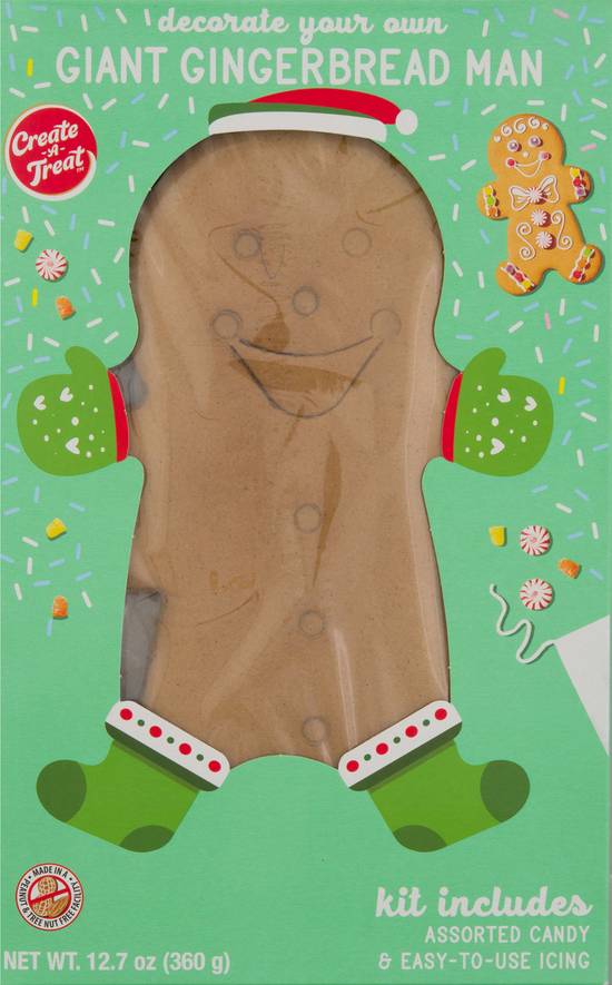 Create a Treat Giant Gingerbread Man (12.7 oz) | Delivery Near You ...