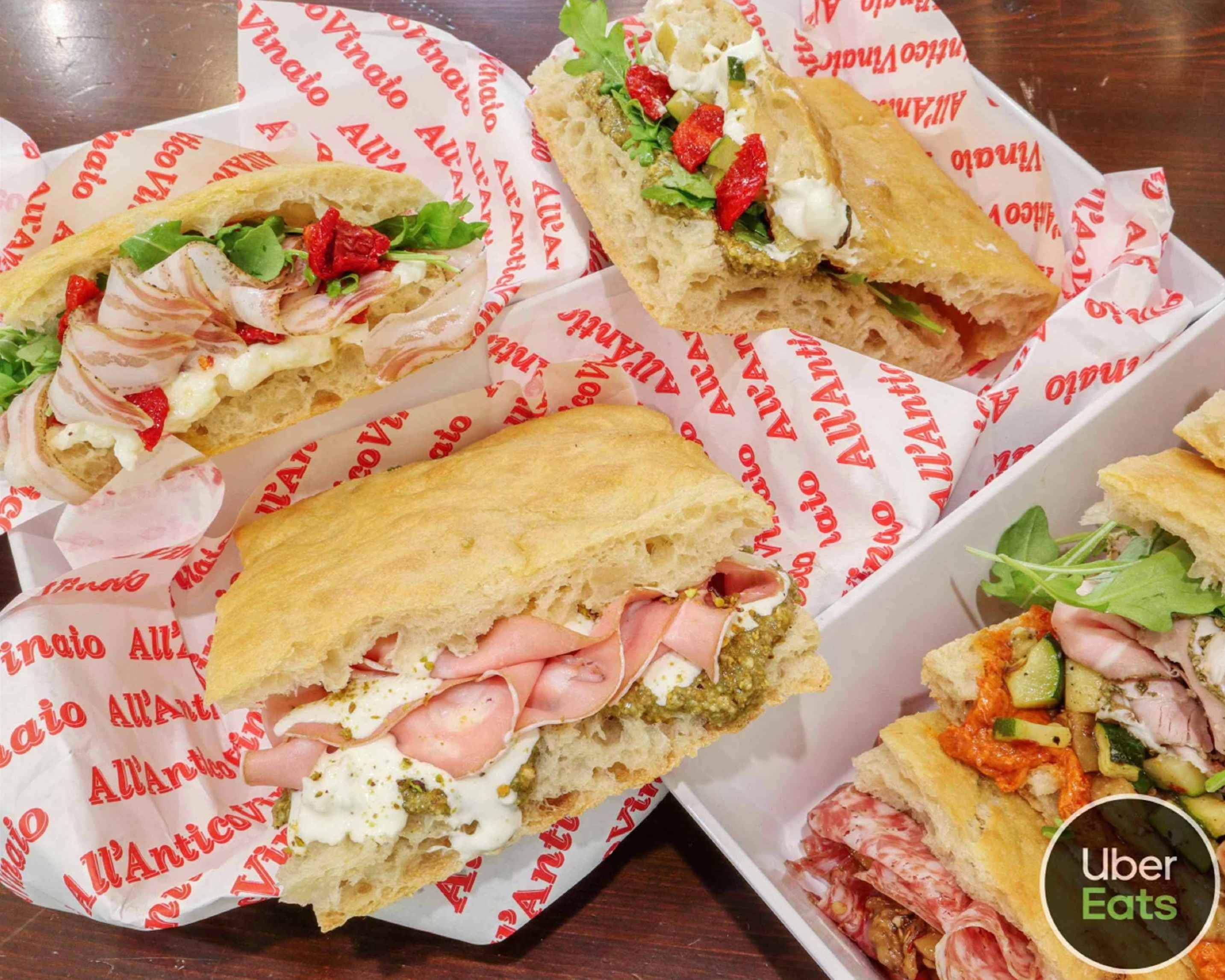 Order All’Antico Vinaio - UES - Menu & Prices - New York Delivery ...