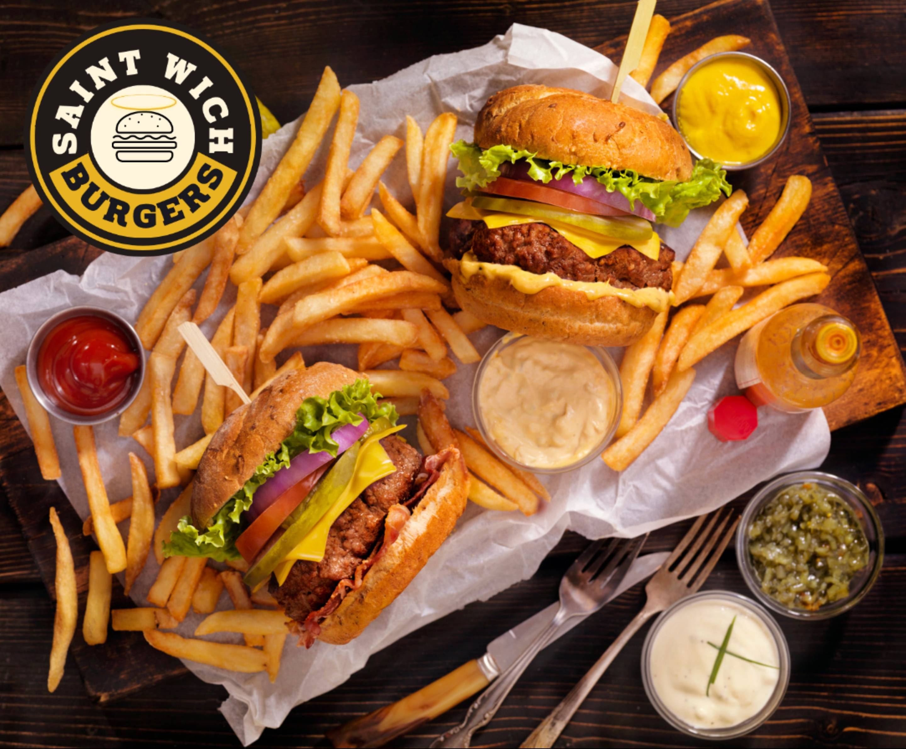 Saint Wich Burgers Menu Saint Paul • Order Saint Wich Burgers Delivery ...