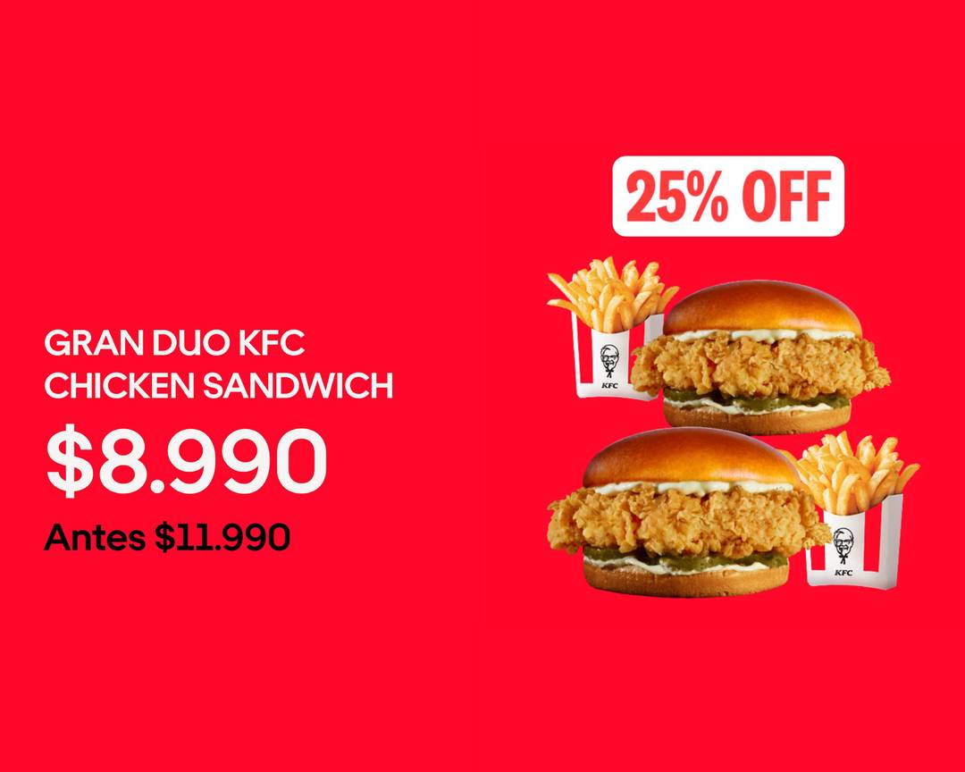 KFC - CONCHALI Menú a Domicilio【Menú y Precios】Santiago | Uber Eats
