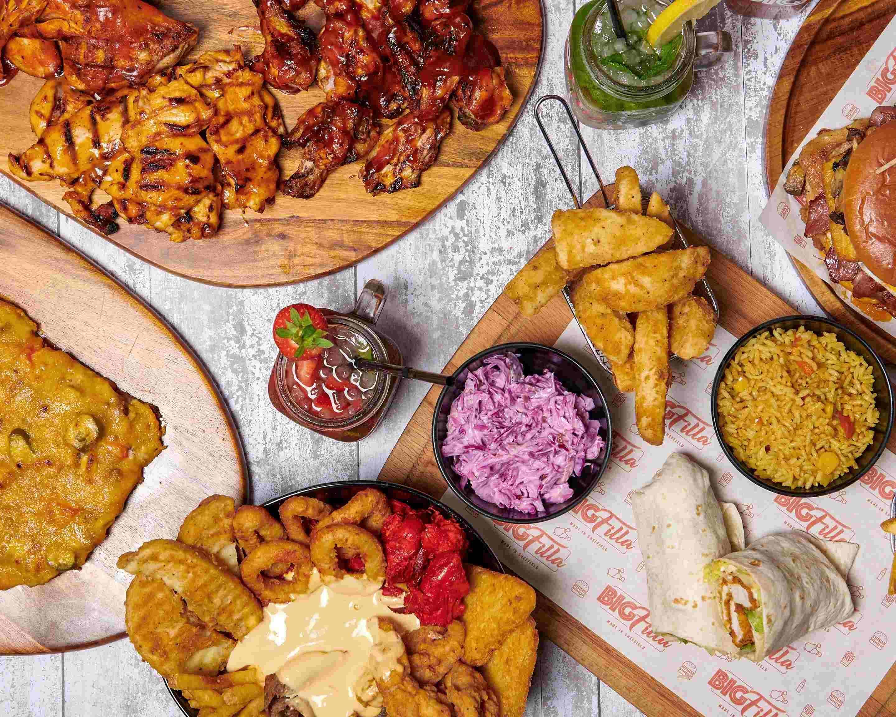 Big Filla Menu Deals & Prices - Sheffield Delivery - Order with Uber Eats