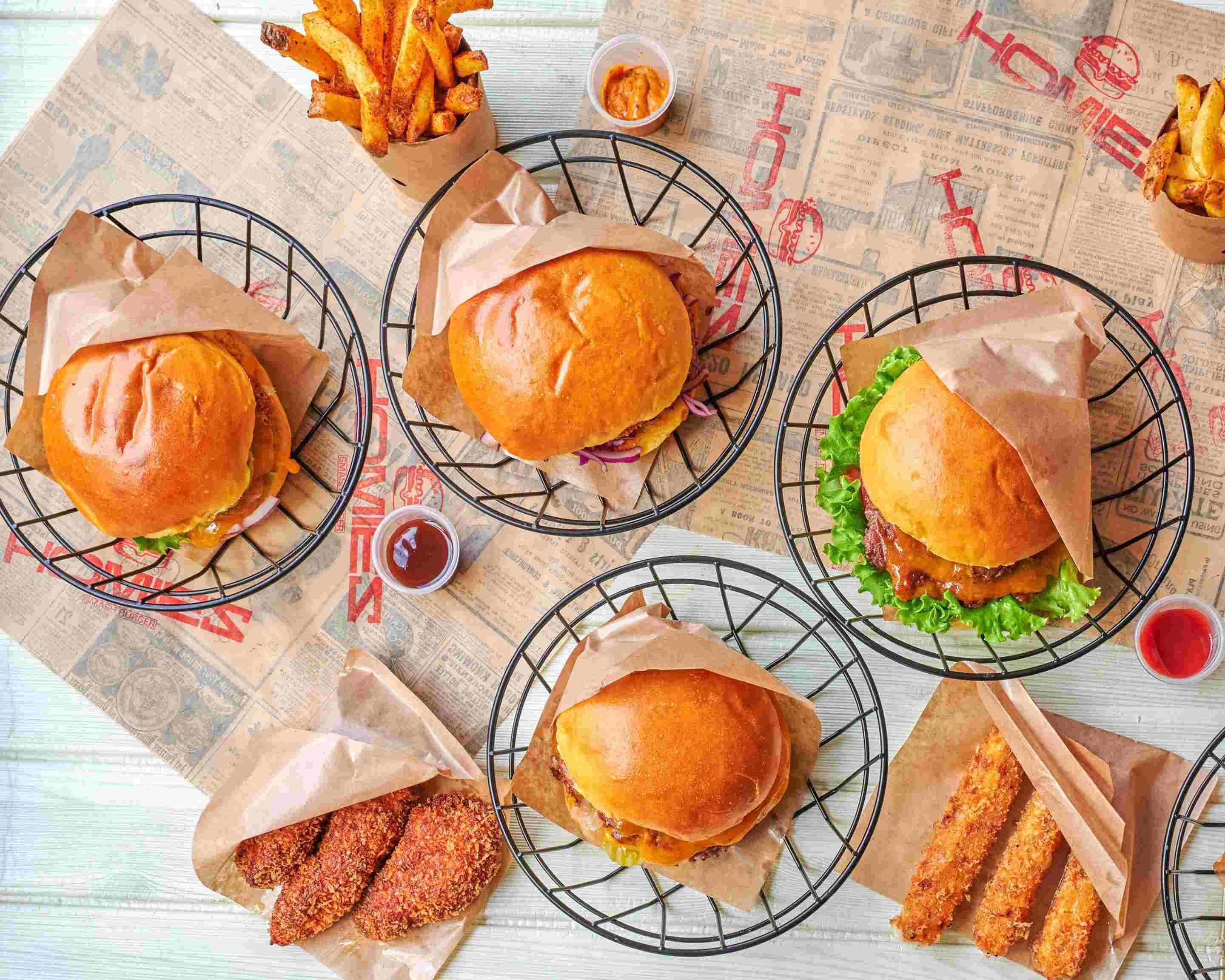 Homies Smash Burger menu, offres et prix - Livraison à Le Pré-Saint ...