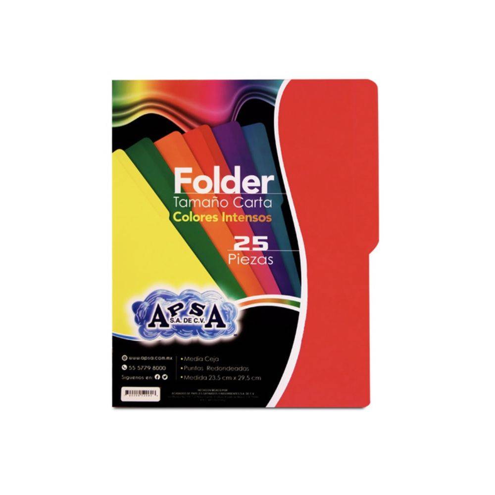 Apsa Folder carta colores intensos rojo Delivery Near Me | Order Online ...