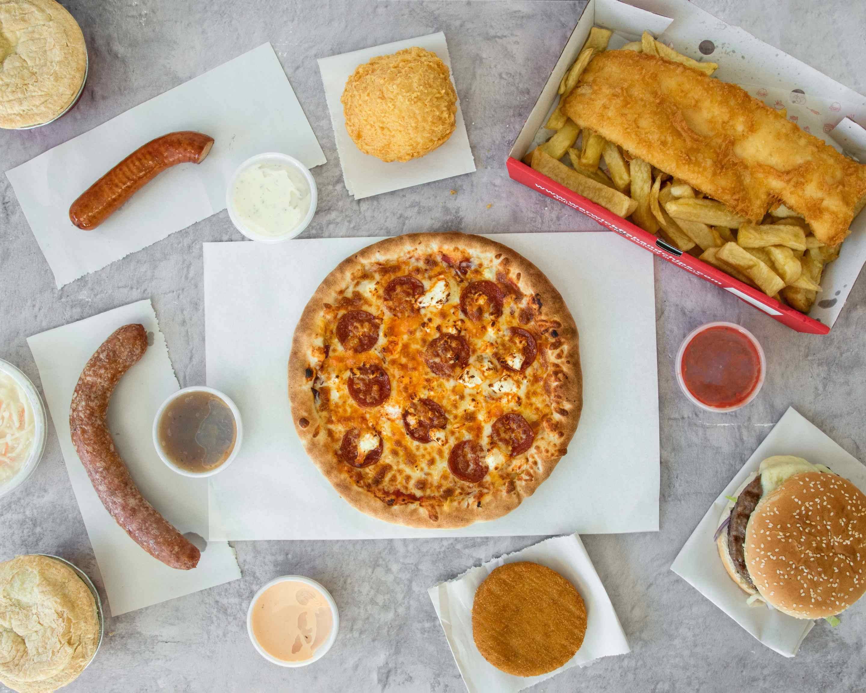 The warwick fish and chips Menu - Takeaway in Manchester | Delivery ...