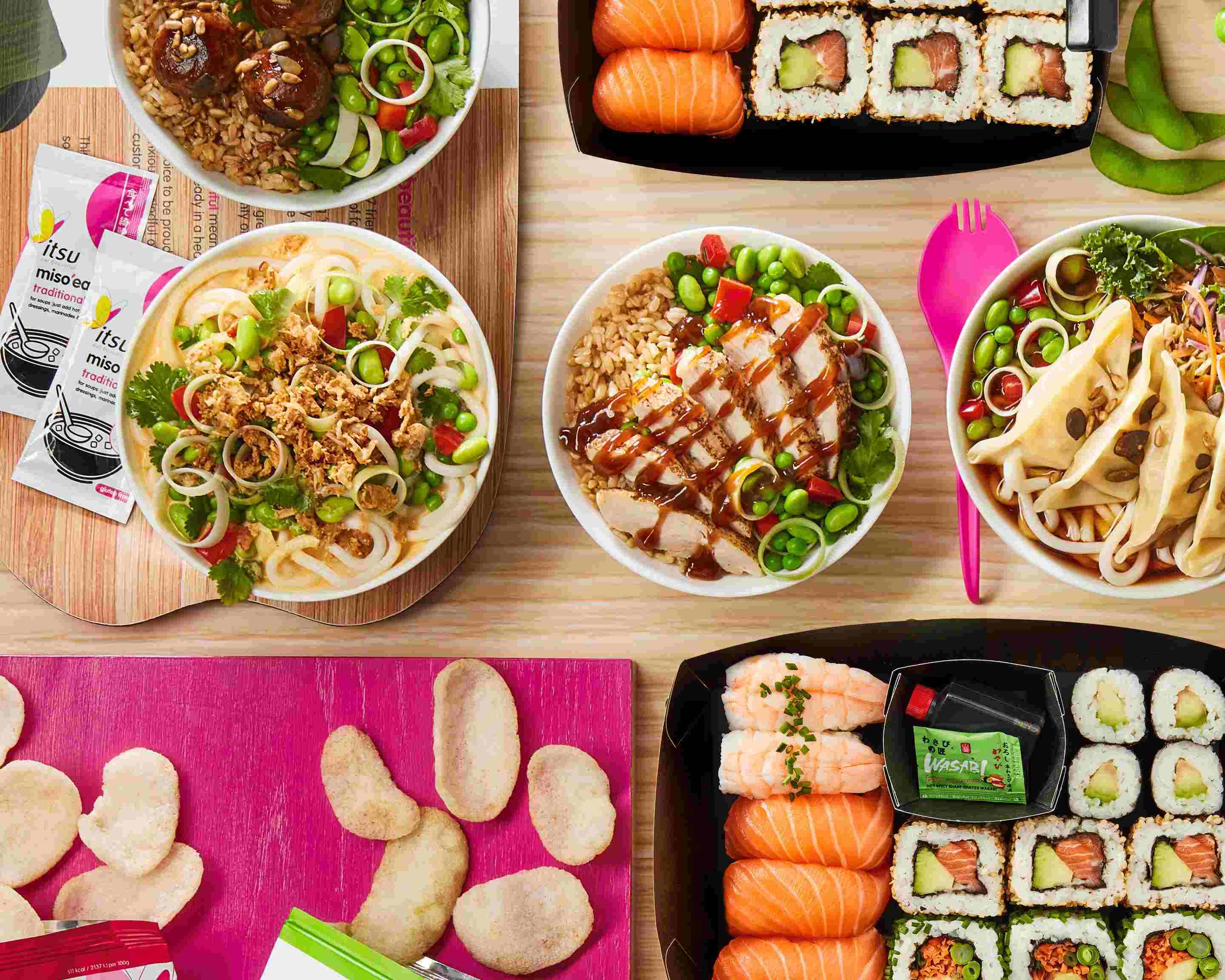 itsu [sushi, noodles & rice'bowls] (Kensington High Street) Menu ...