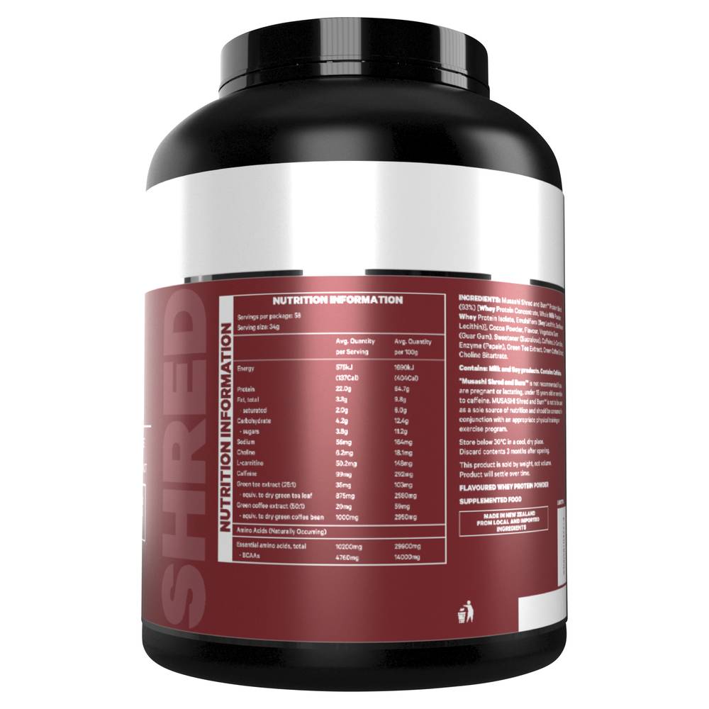 Musashi Shred & Burn Protein Powder Chocolate Milkshake Delivery Near ...