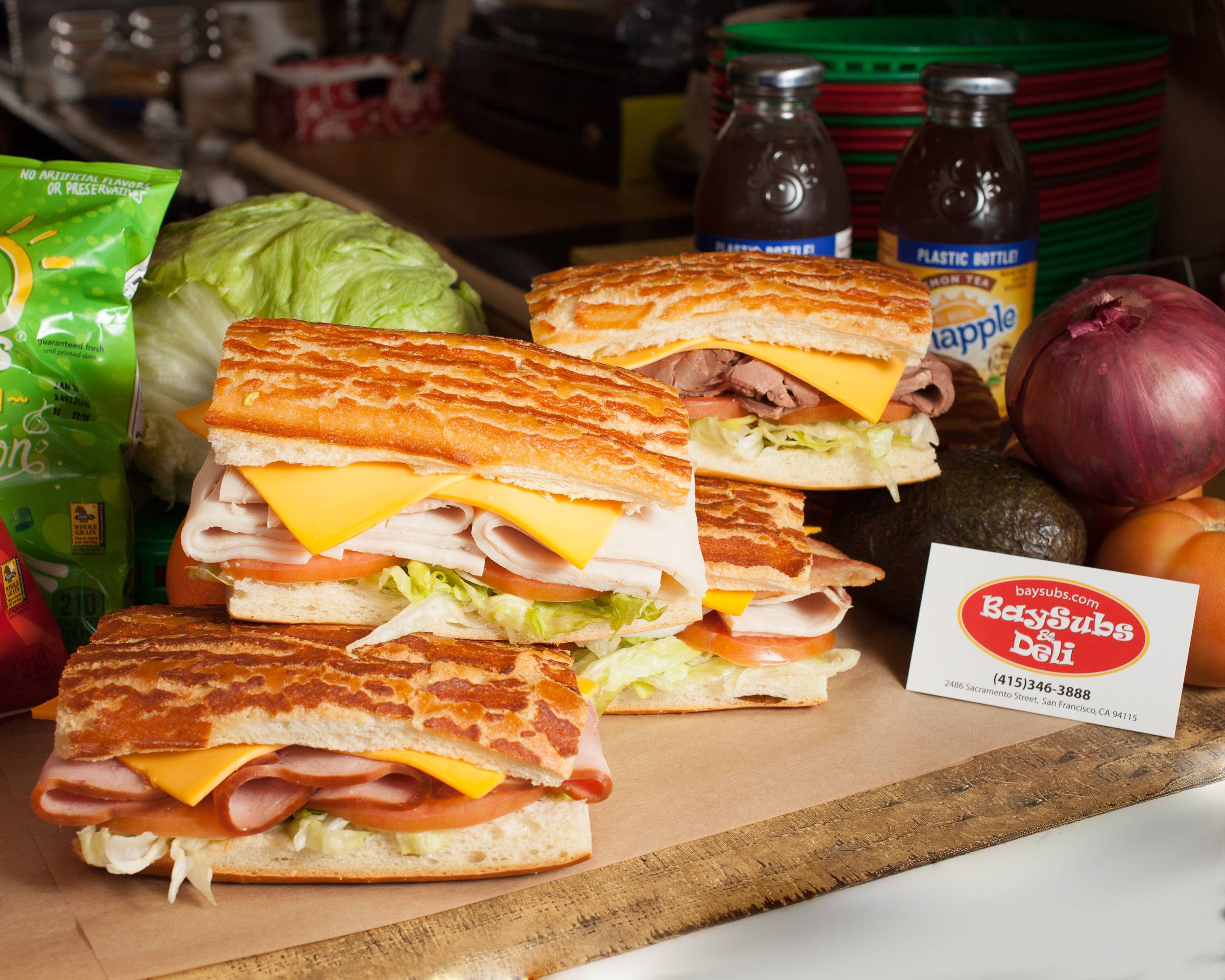 Bay Subs & Deli Menu San Francisco • Order Bay Subs & Deli Delivery ...