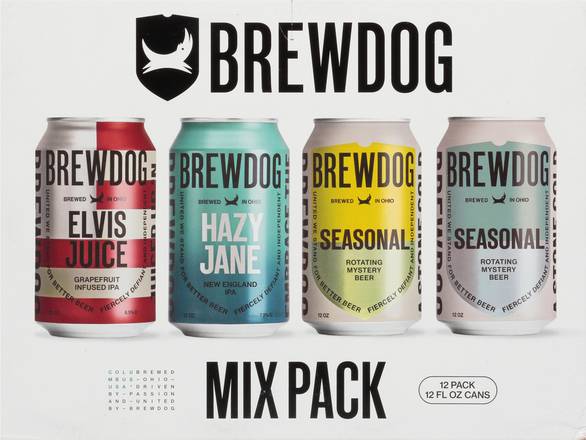 Brewdog Mix Variety pack Beer (12 ct, 12 fl oz) | Delivery Near You ...