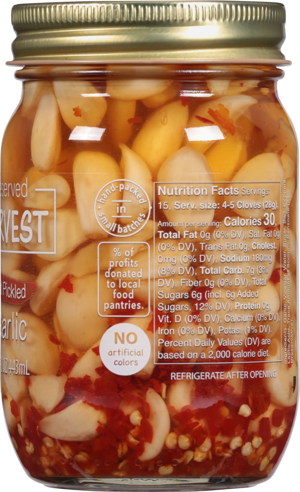 Preserved Harvest Hot Pickled Garlic - Delivery in Under an Hour ...