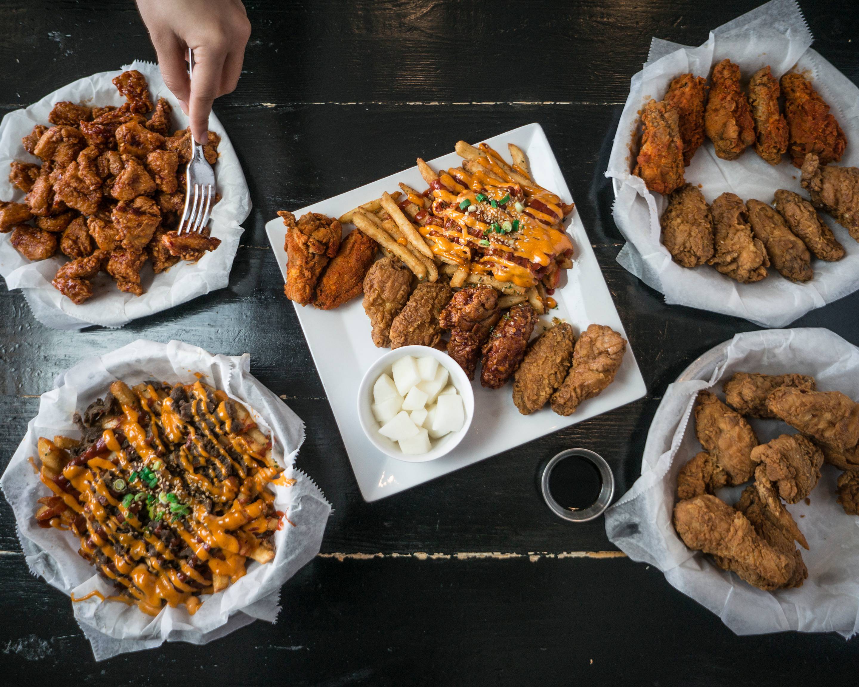 Order Hoodadak Korean Style Fried Chicken Menu Delivery in Houston ...