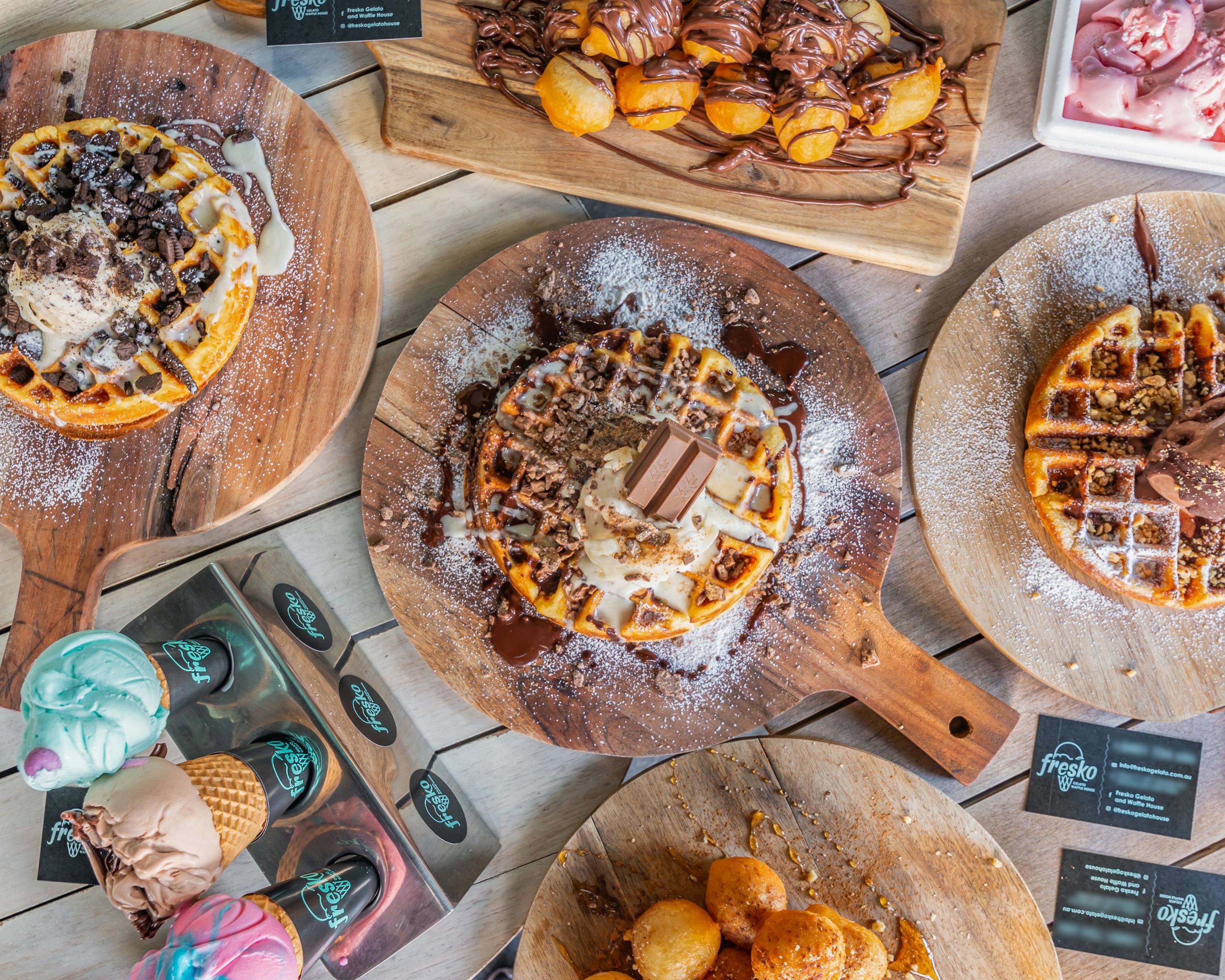 Order Fresko Gelato & Waffle House | Menu & Prices | Sydney Delivery ...