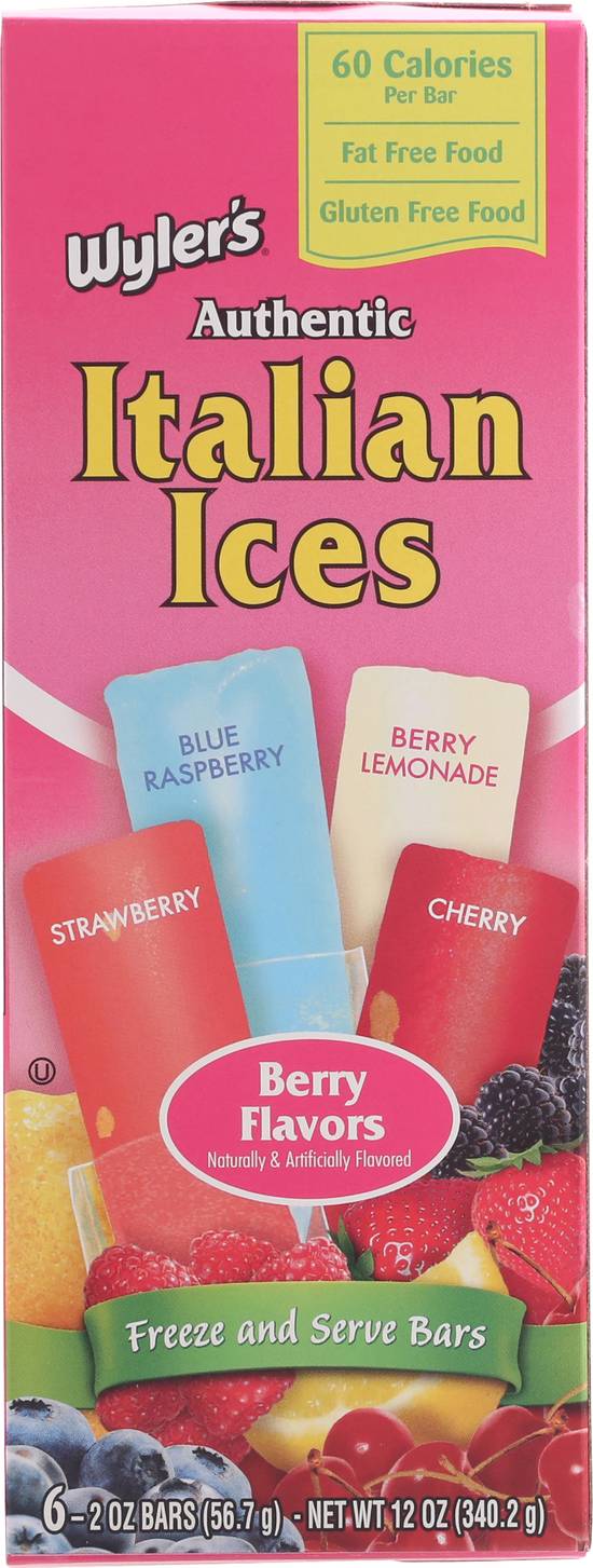 Wyler's Authentic Italian Ices in Berry Flavors (6 ct) | Delivery Near ...