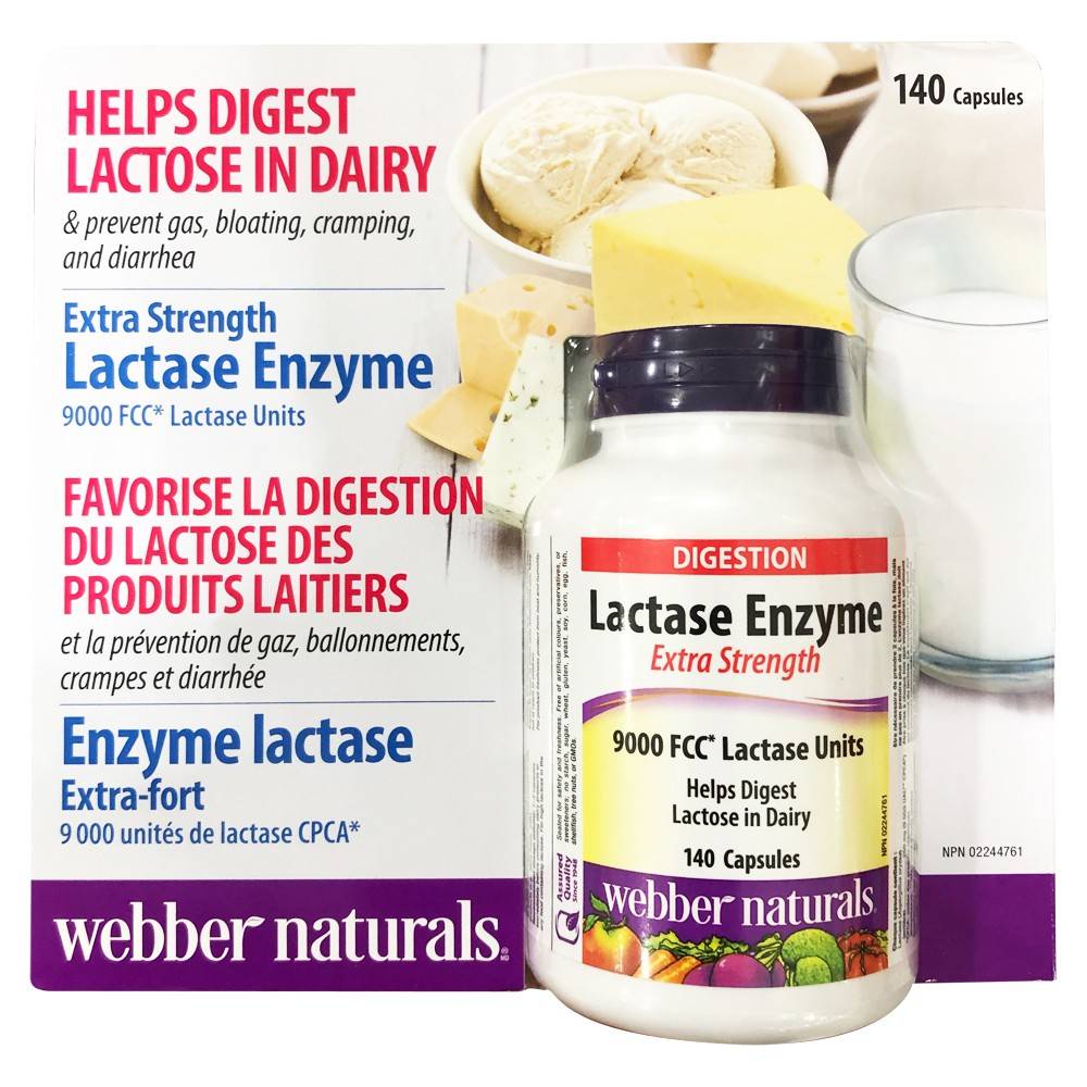 Webber Lactase Enzymes Delivery Near Me | Order Online | Uber Eats