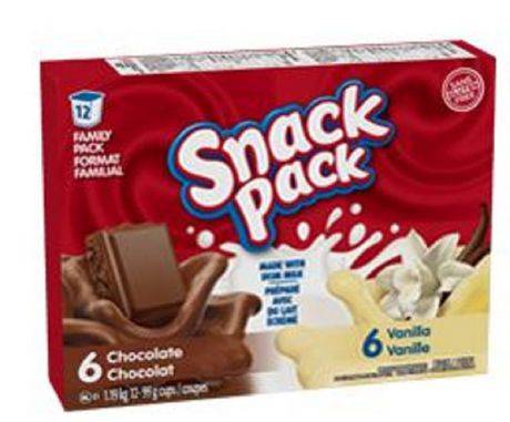 Snack Pack Chocolate and Vanilla Pudding Family pack Delivery Near Me ...