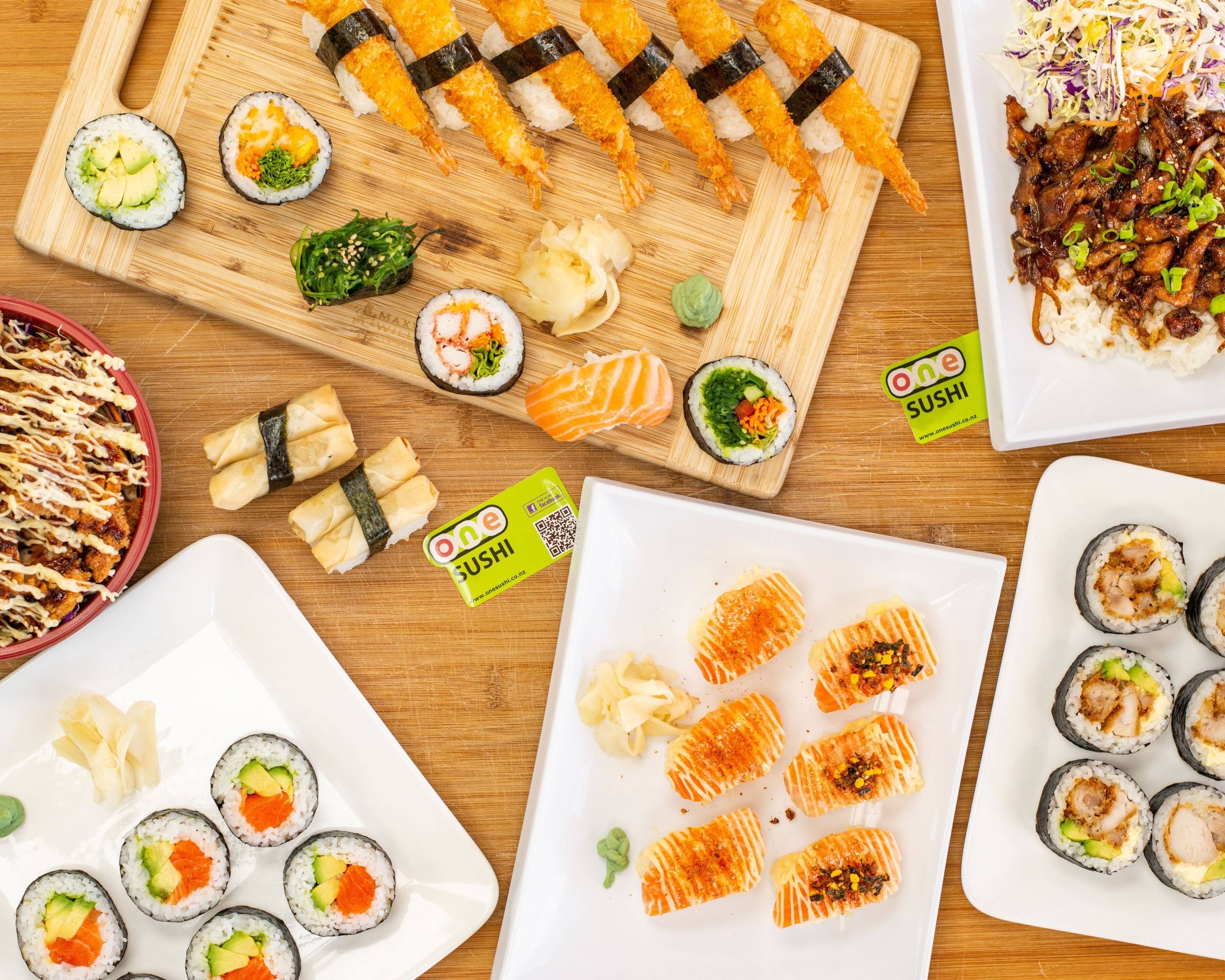 Order One Sushi Addington | Menu & Prices | Christchurch Delivery ...