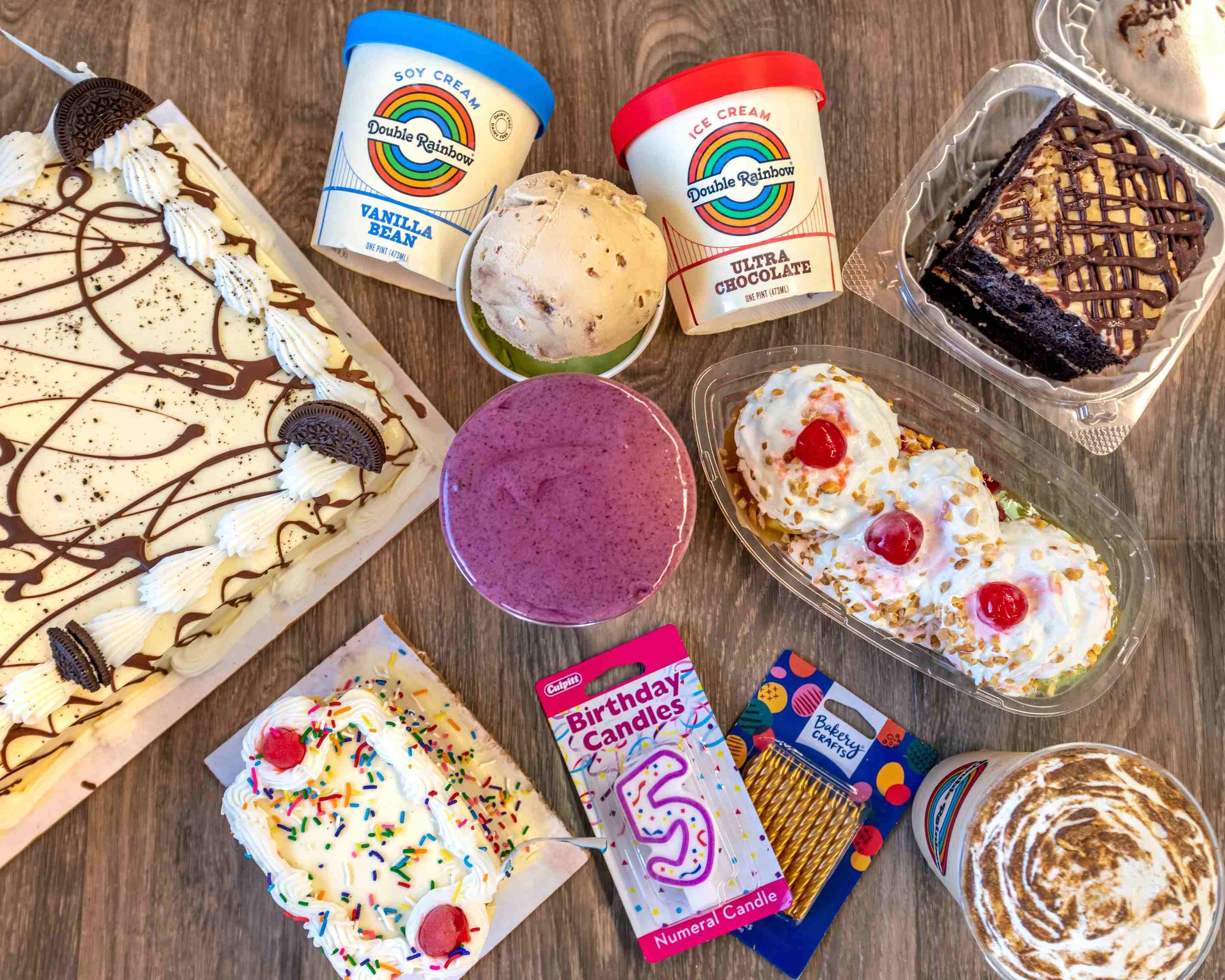 Double Rainbow Ice Cream Menu San Pablo • Order Double Rainbow Ice ...