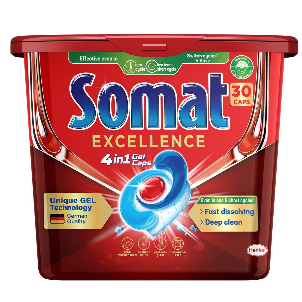Somat Excellence 4-in-1 Machine Dishwasher Tablets Delivery Near Me ...