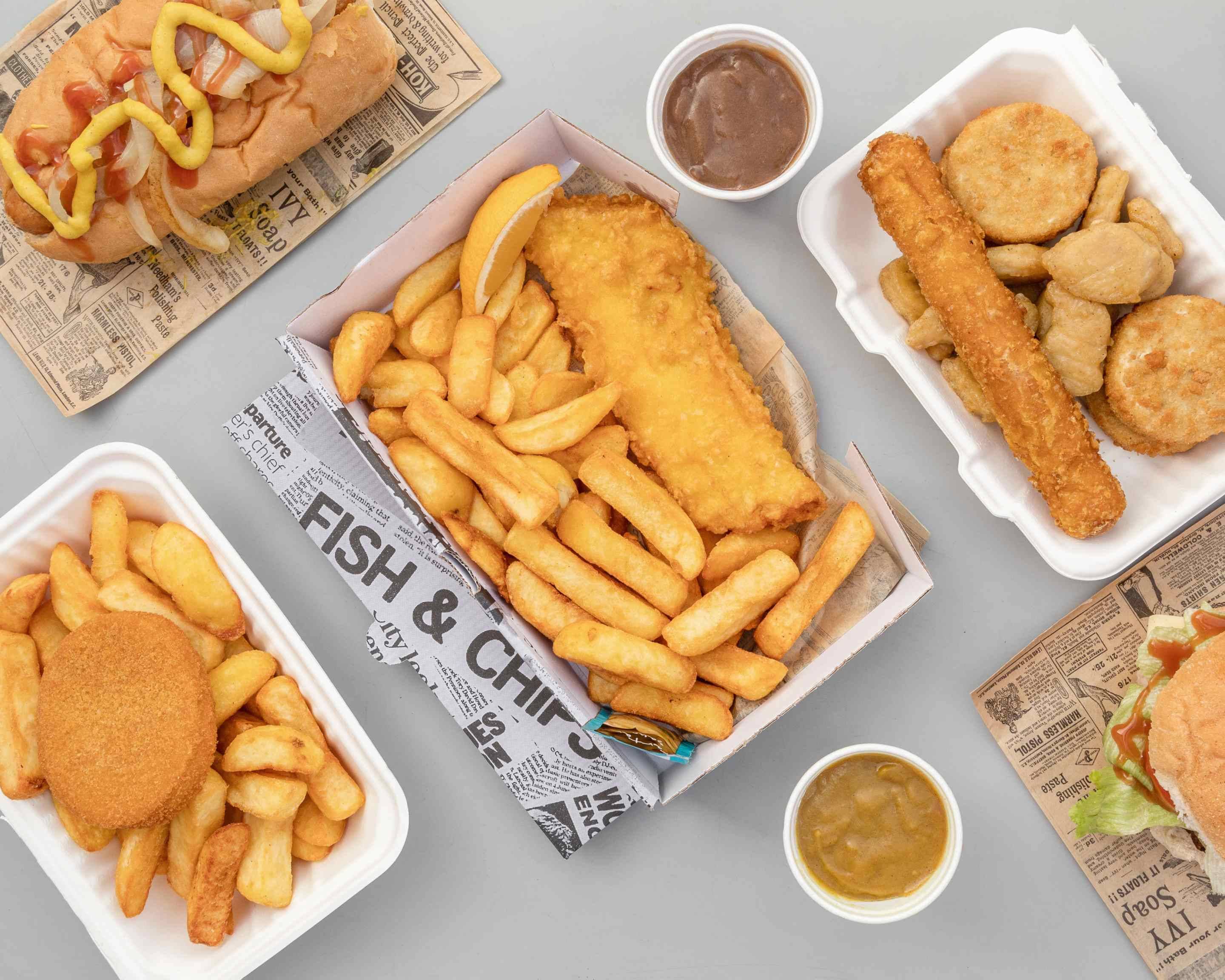 Violets Fish And Chips Menu - Takeaway in Cardiff | Delivery Menu ...