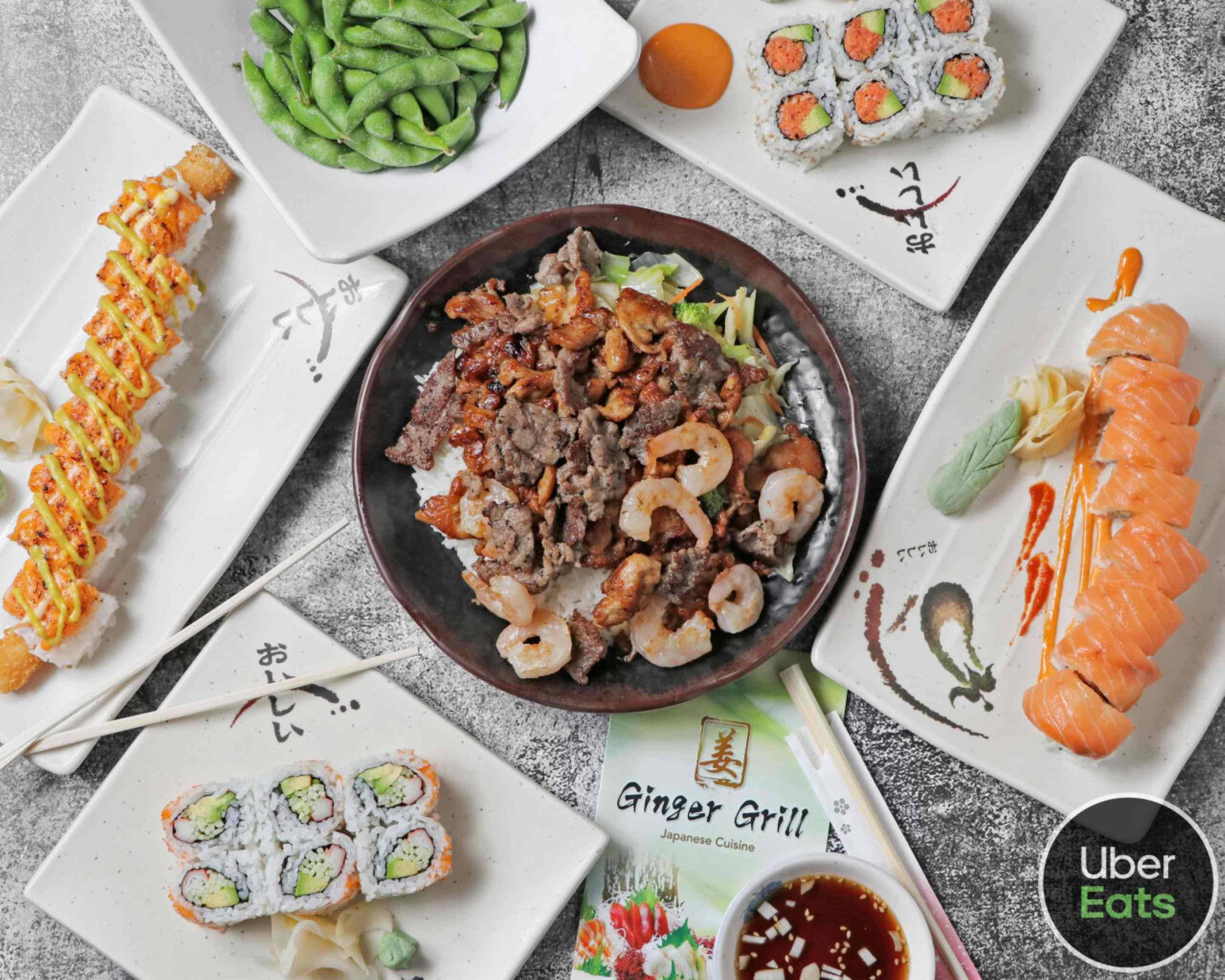 Order Ginger Grill Menu Delivery【Menu & Prices】| New Jersey | Uber Eats