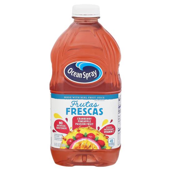 Ocean Spray Cranberry Pineapple Passion Fruit Juice (64 fl oz ...