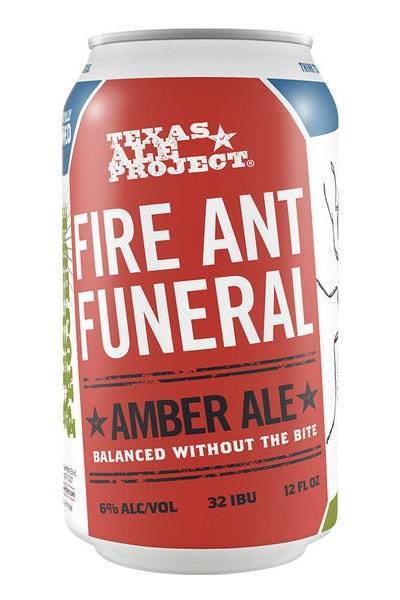 Texas Ale Project Fire Ant Funeral Amber Ale (6x 12oz cans) | Delivery ...
