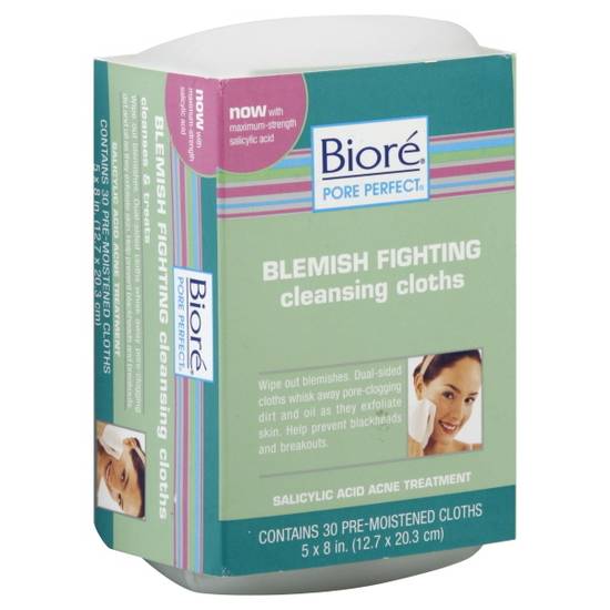 Bioré Pore Perfect Blemish Fighting Cleansing Cloths | Delivery Near ...