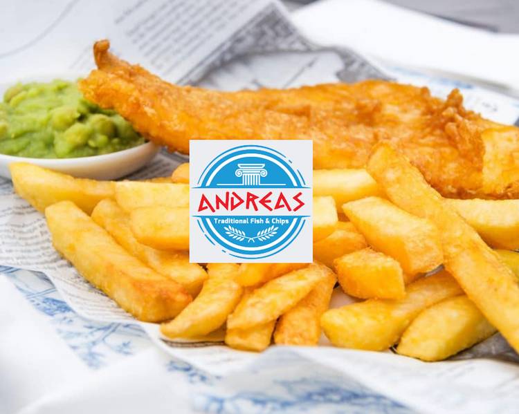 Andreas Fish and Chips Menu - Takeaway in Manchester | Delivery menu ...