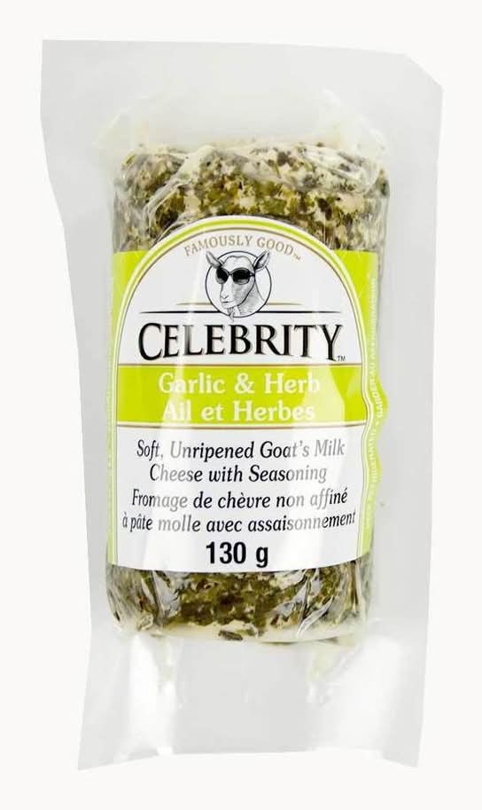Celebrity Goat's Soft Unripened Milk Cheese With Seasoning Delivery ...