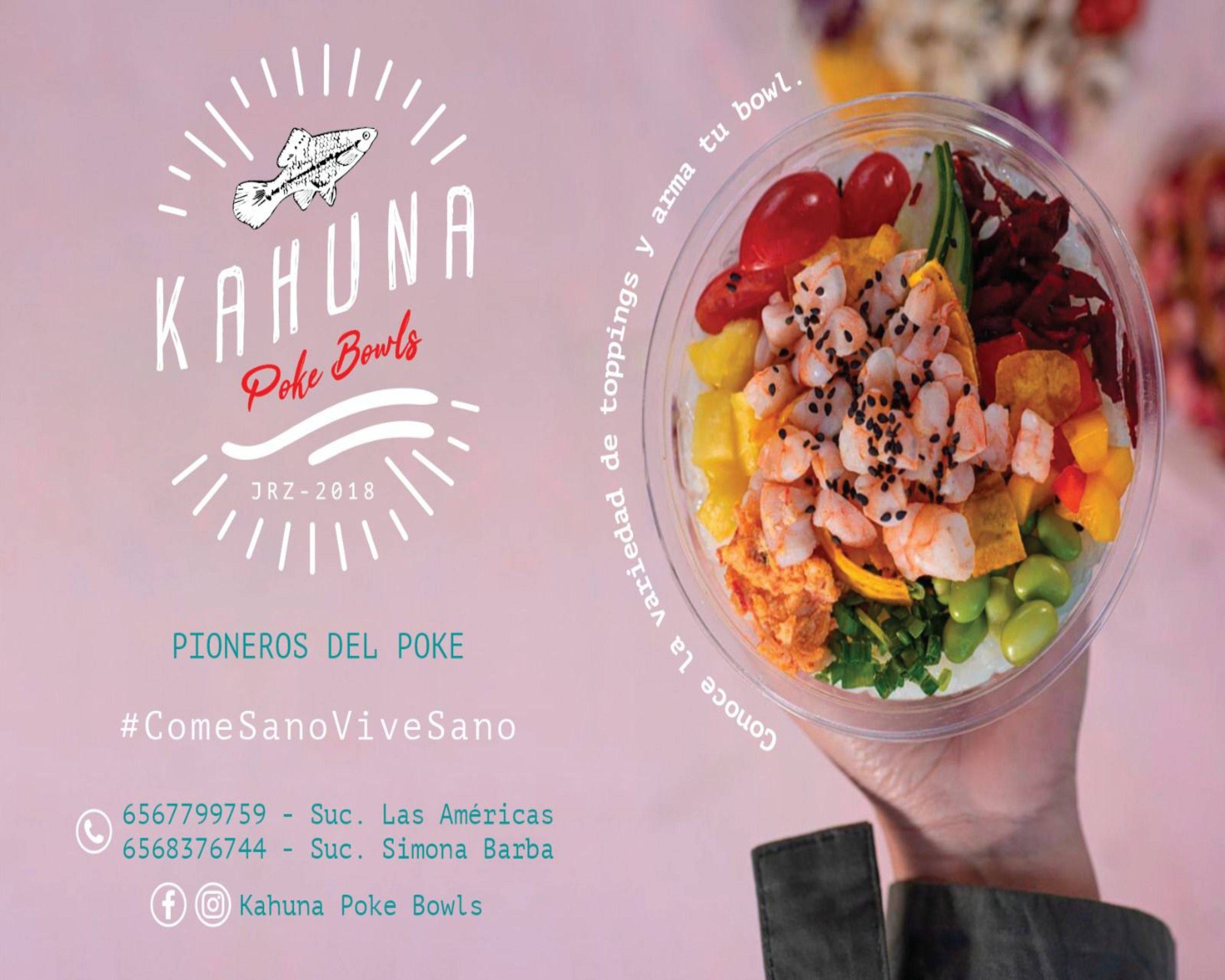Kahuna Poke Bowls (Simona Barba) Menú y Precios - Pide a Domicilio en ...