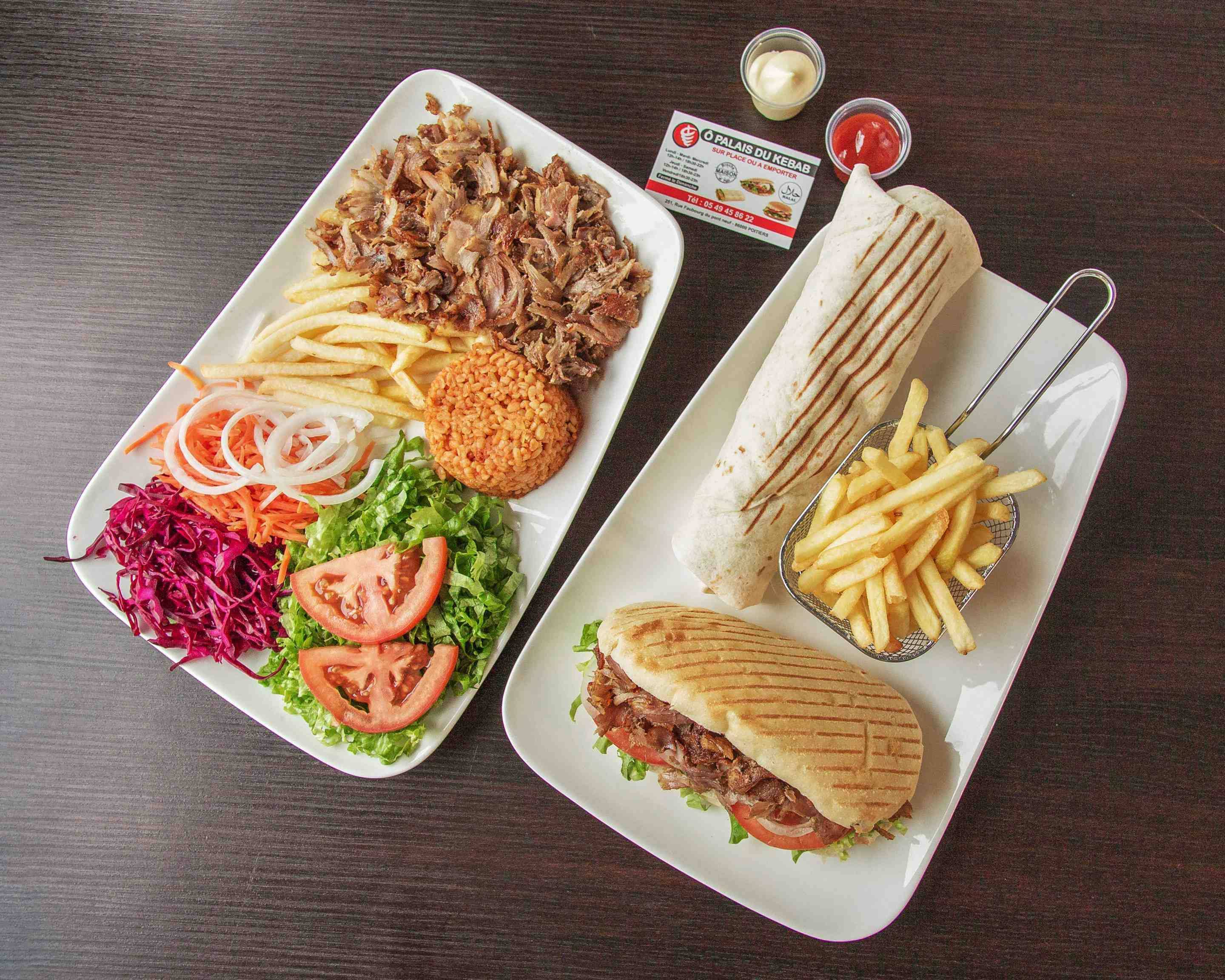 Ô Palais du Kebab menu, offres et prix - Livraison à Poitiers - Uber Eats