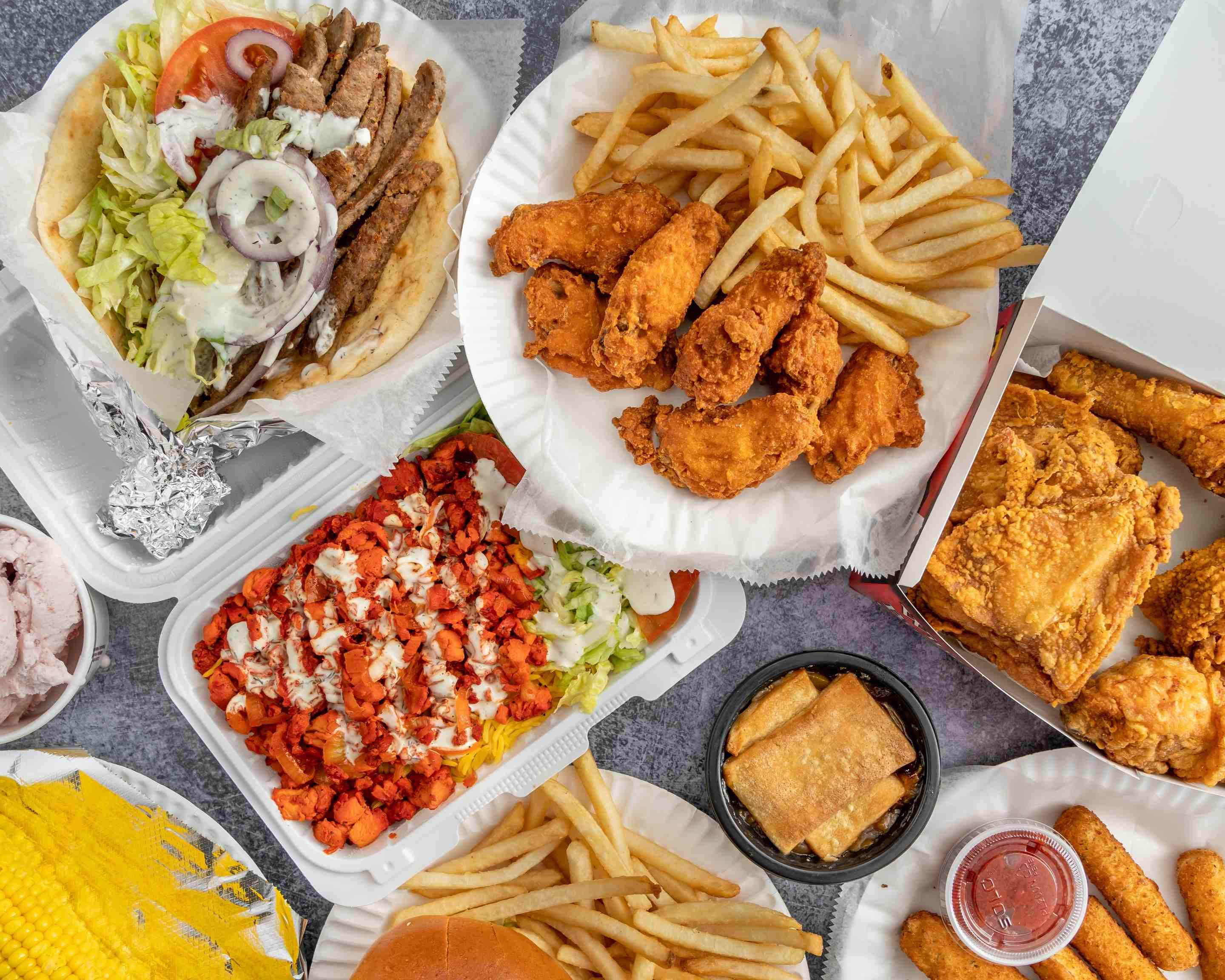 Order 3 Bites Chicken, Burger, and Fries Menu Delivery【Menu & Prices ...