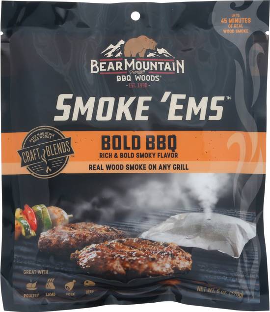 Bear Mountain Bbq Woods Smoke 'Ems Bold Bbq Rich & Bold Smoky Flavor ...