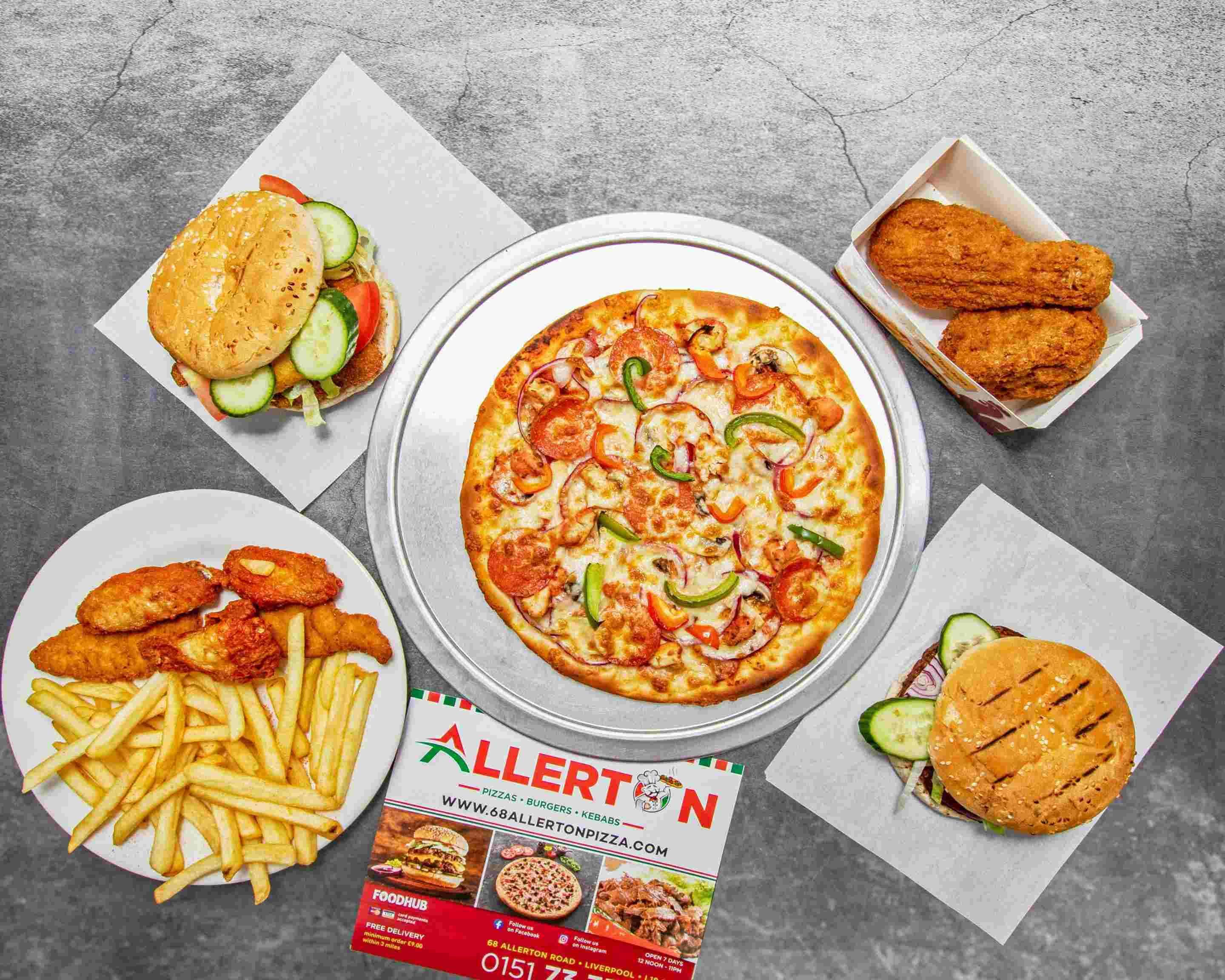 Allerton Pizza Menu & Prices - Liverpool Delivery - Order with Uber Eats