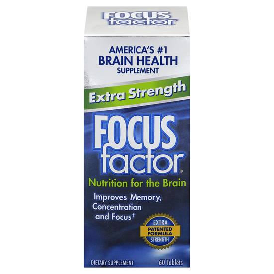 Focus Factor Extra Strength Nutrition For the Brain Tablets (60 ct ...