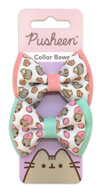 Pusheen Pink and Blue Cake Cat Bows, Assorted, Pack of 2 | Postmates