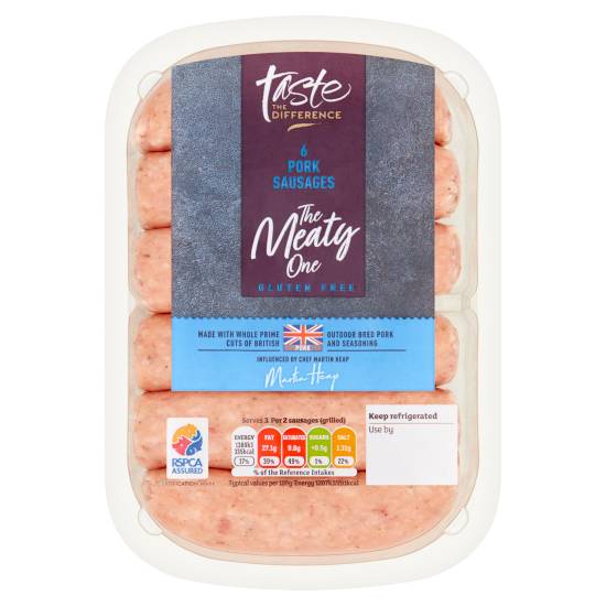 Sainsbury's Taste the Difference Pork Sausages Delivery Near Me | Order ...