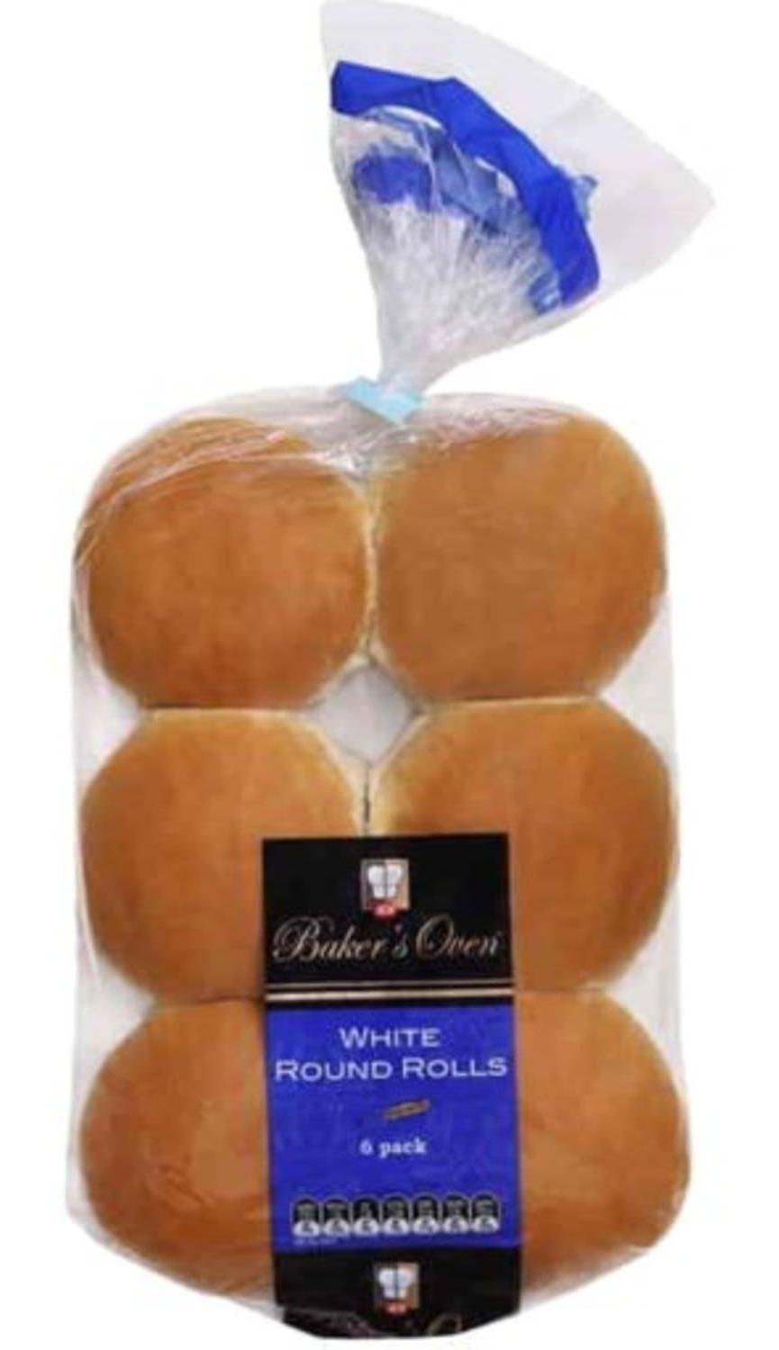 Baker's Oven White Round Rolls Delivery Near Me | Order Online | Uber Eats