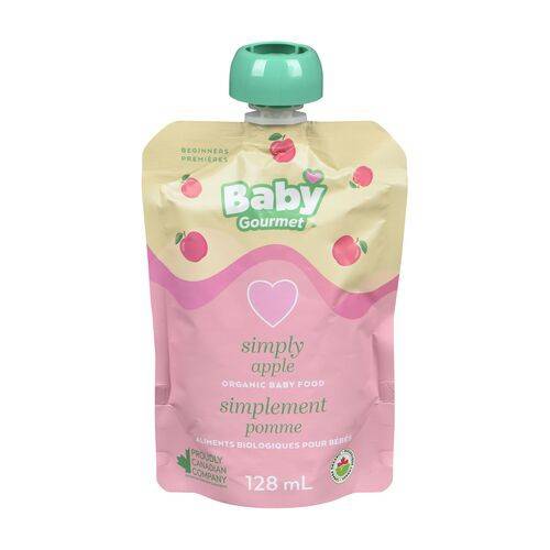 Baby gourmet simplement pomme bio (128 ml) - organic simply apple (128 ...