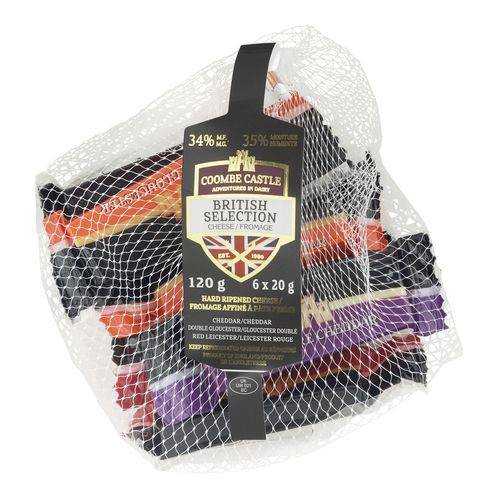 Coombe Castle British Selection Cheese Hard Ripened Cheddar (120 g ...
