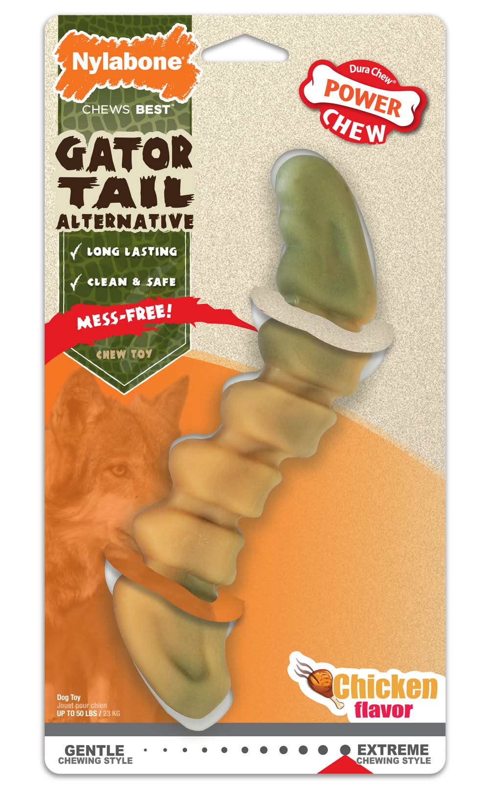 Nylabone Power Chew Gator Tail Alternative Chew Delivery Near Me ...