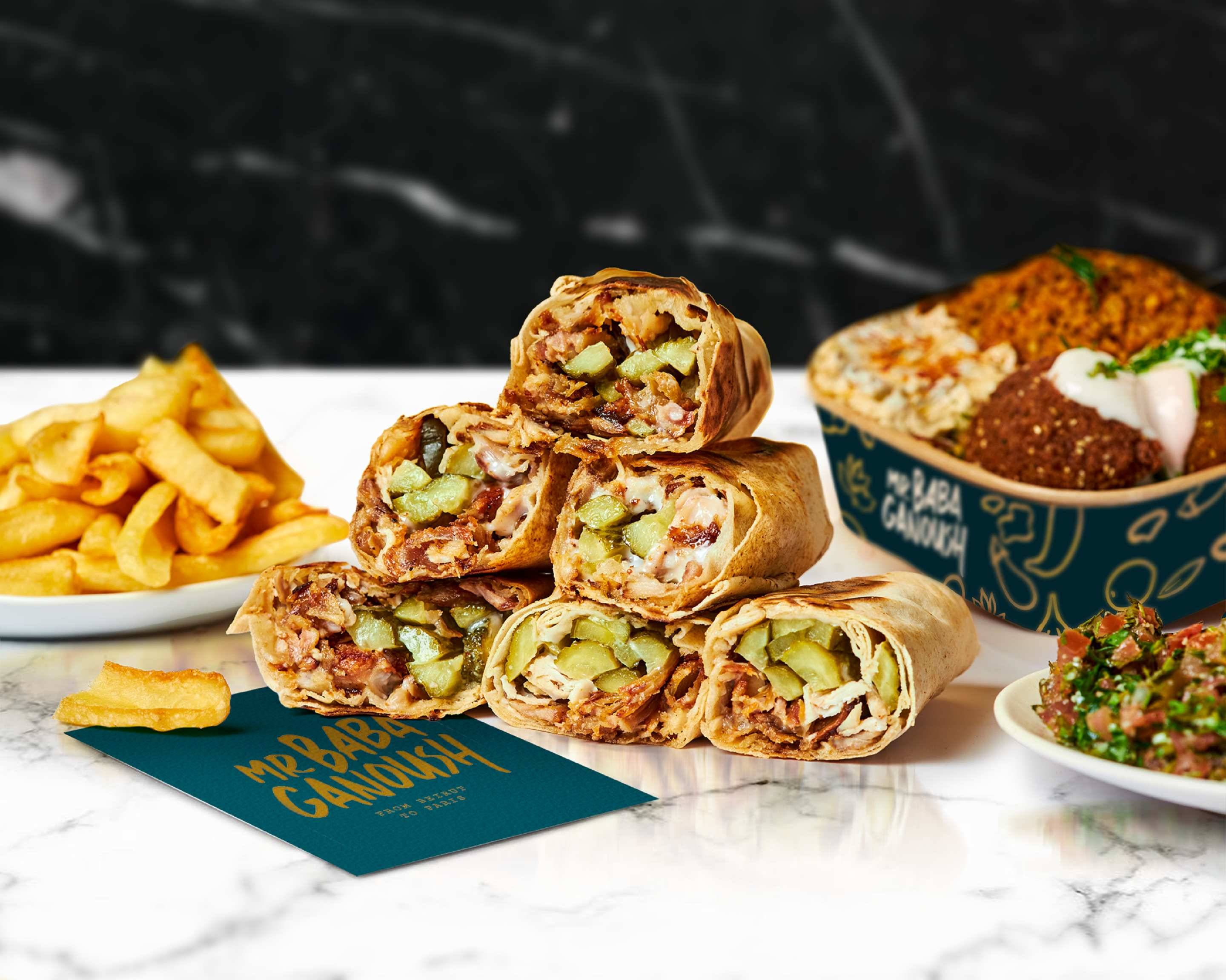 Mr Baba Ganoush - Colisée menu et prix - Livraison à Paris - Uber Eats