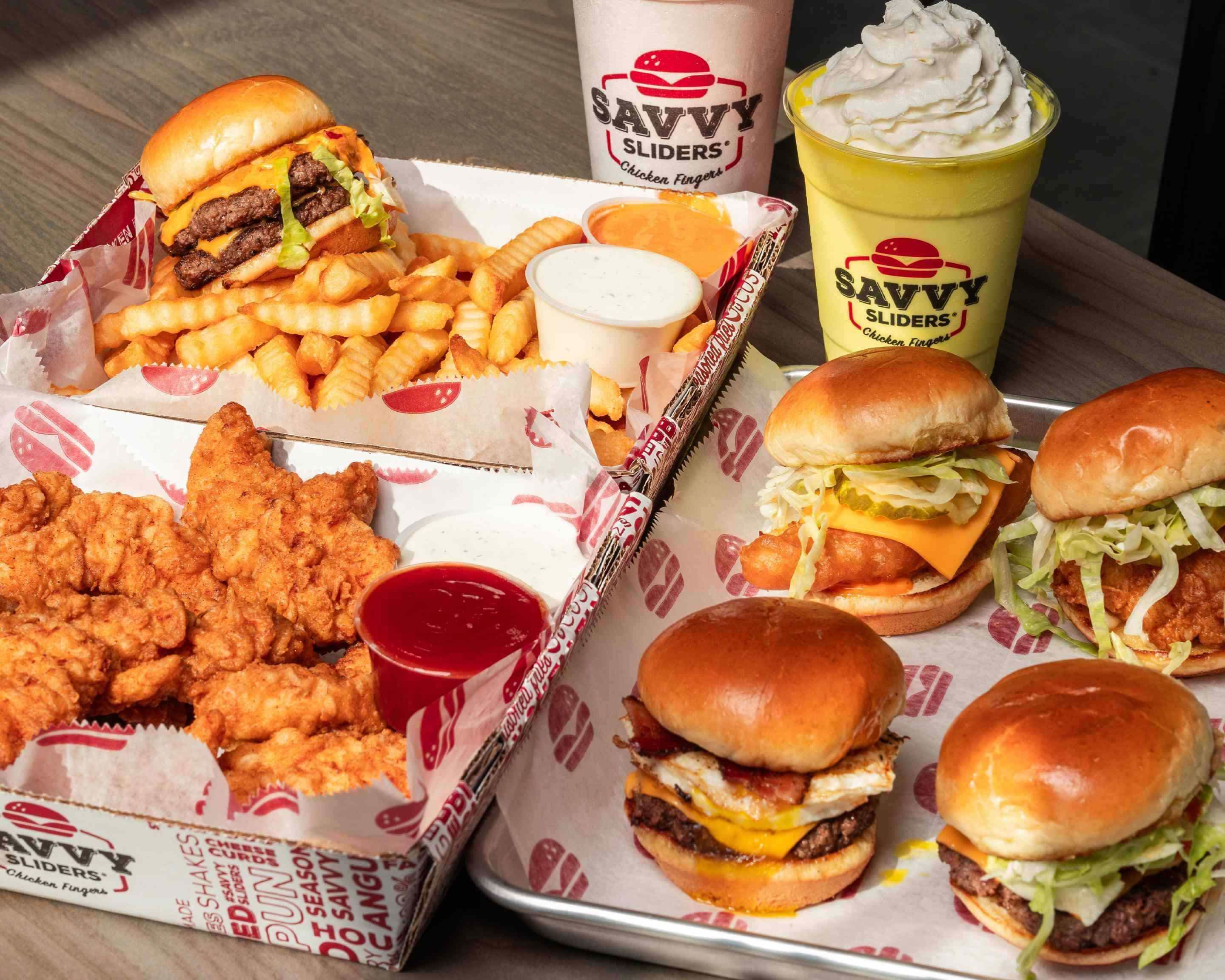 Savvy Sliders (1064 W North Bend Rd) Menu Cincinnati • Order Savvy ...