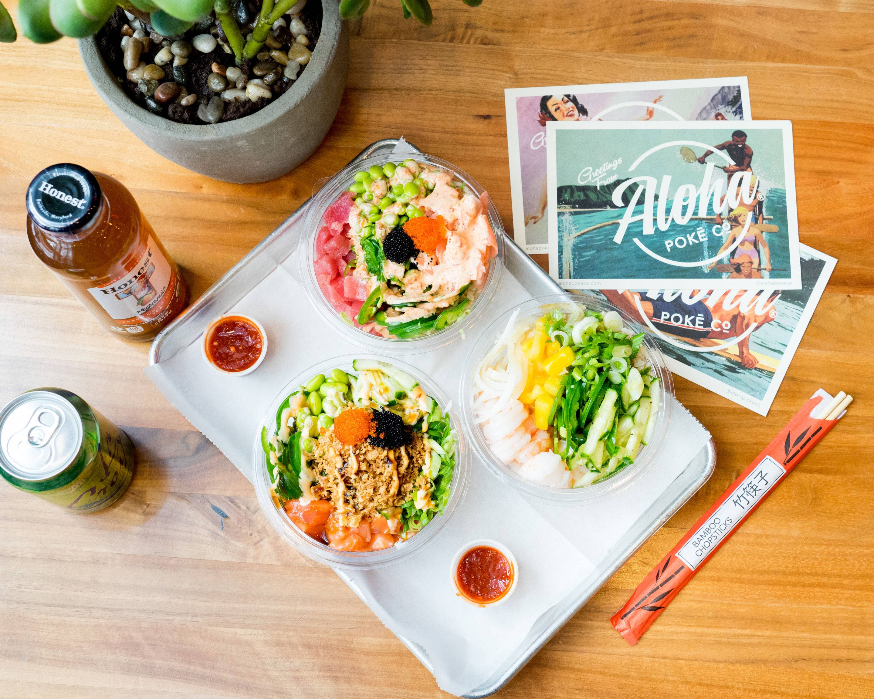 Aloha chopsticks menu store